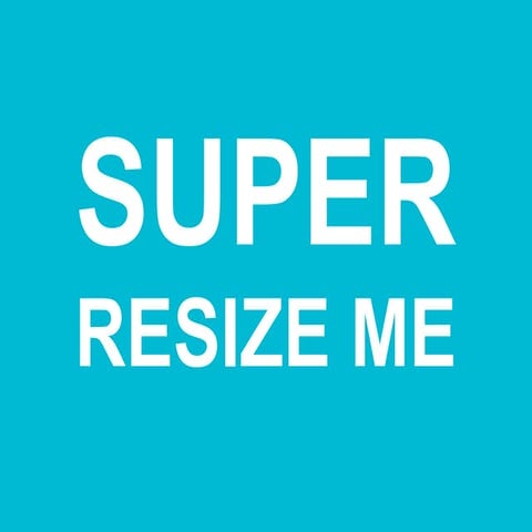 Super resize me | PDF