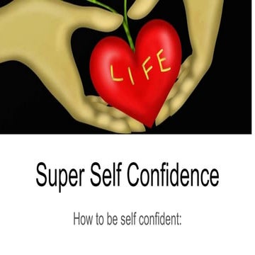 Super self confidence | PPTX