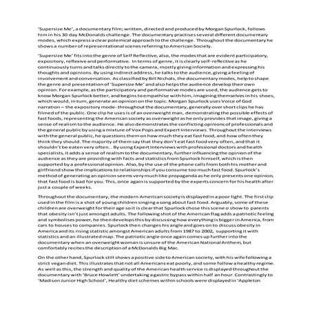 Supersize me presentation max ed | PPTX