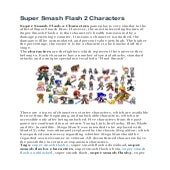 Super Smash Flash 2 With All Characters – XFQS
