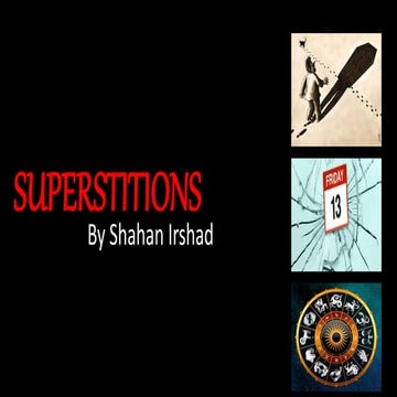 Superstitions | PPTX