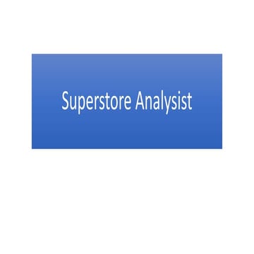 SuperStore Analysist.pptx