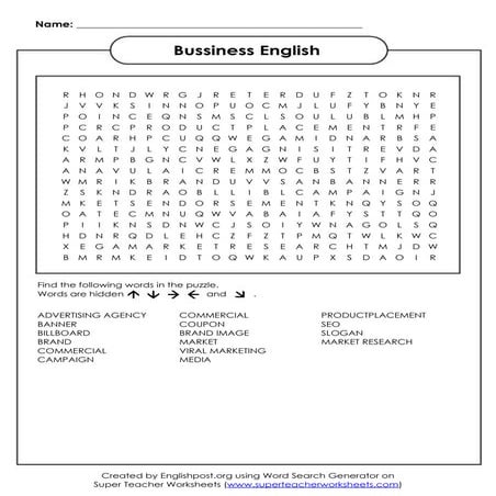 Business English - Marketing and Advertising ( Englishpost.org) | PDF