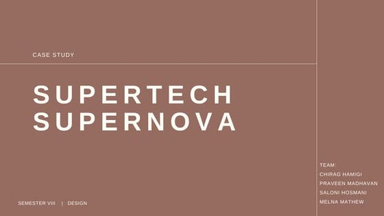 Supertech supernova | PDF