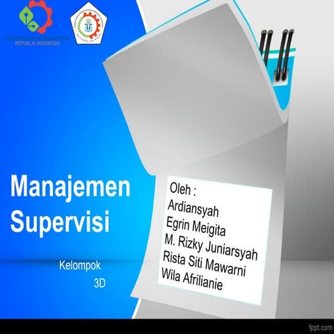 Manajemen Supervisi | PPT