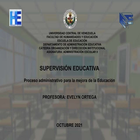 Supervisión educativa | PPTX