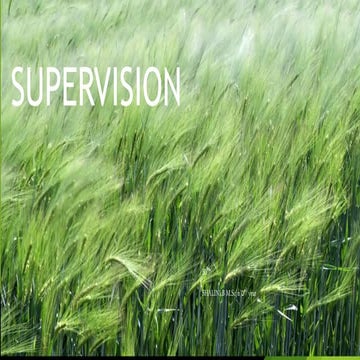 Supervision | PPTX