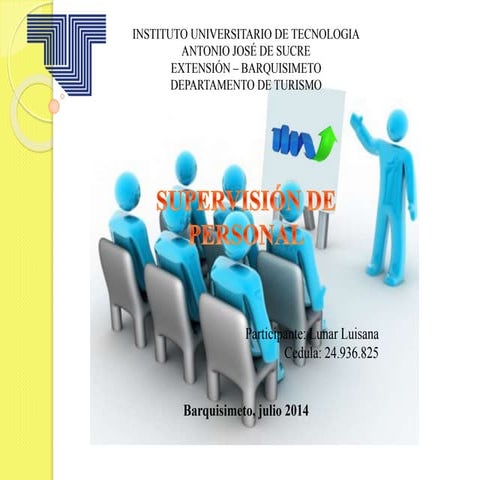Supervision de personal | PPTX