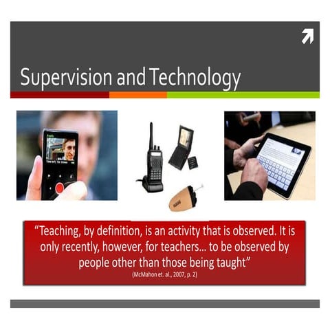 Supervision and Technology | PPTX