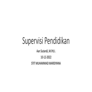 Supervisi Pendidikan.pptx