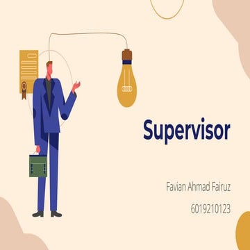 Supervisor skills and leadership skills training | PPTX