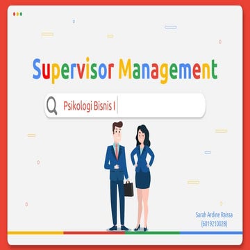 Supervisor Management | PPTX