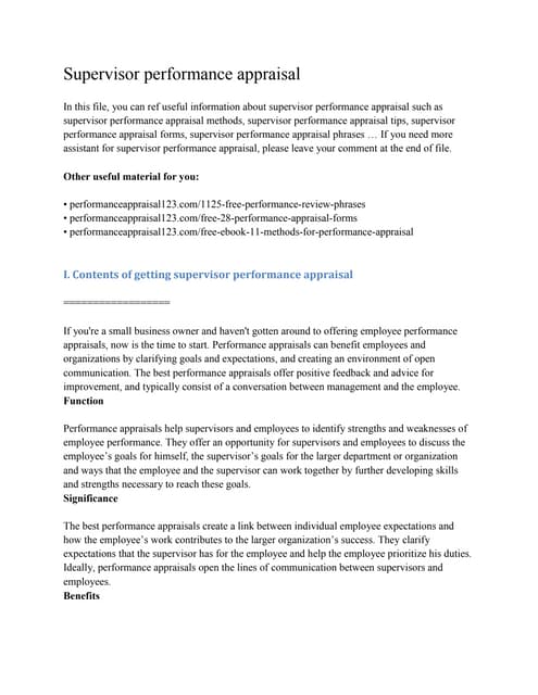 Performance appraisal in wipro | DOCX | Resume Writing and Advice | Job ...