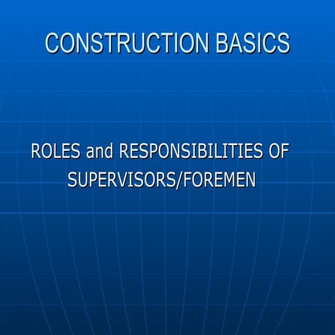 Supervisor training | PPT | Business and Finance