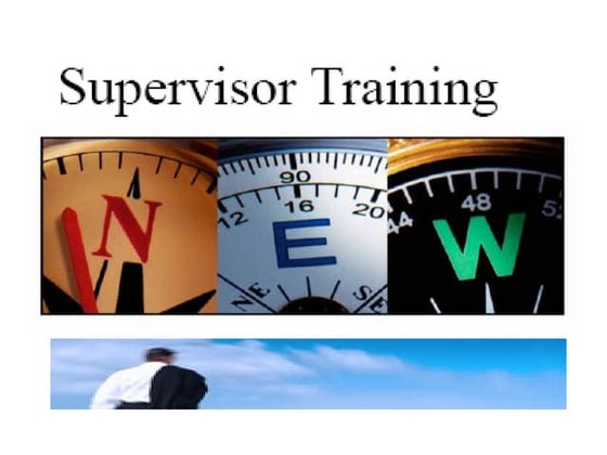 New Supervisor Training PowerPoint: First Time Supervisor and ...