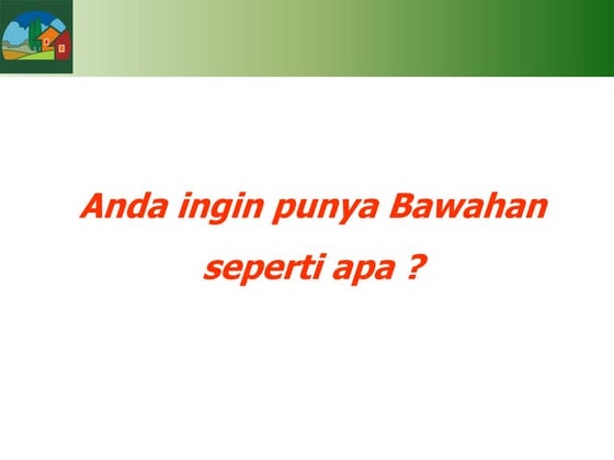 Presentasi supervisor competency | PPT