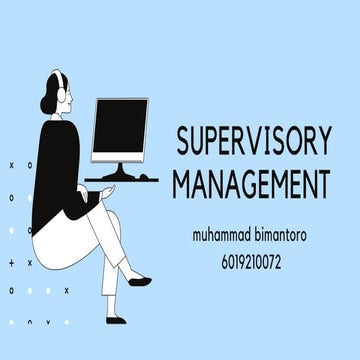 Supervisory management | PPT