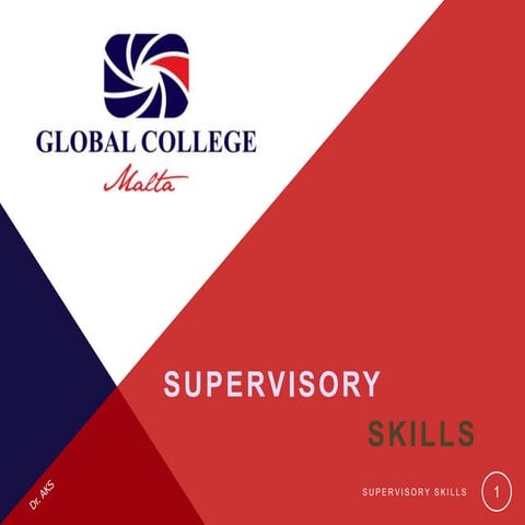 Supervisory skills | PPTX