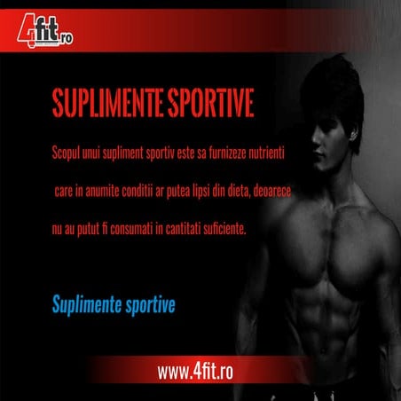 Suplimente sportive | PDF