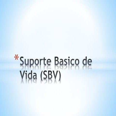 Manual de Suporte Básico de Vida (SBV) - INEM | PDF