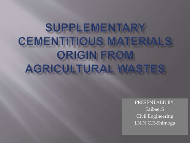 Deleterious materials in aggregates | PPTX