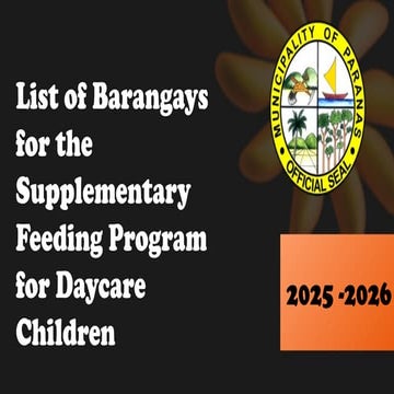 Supplementary Feeding Program for Daycare Children 2025.pptx