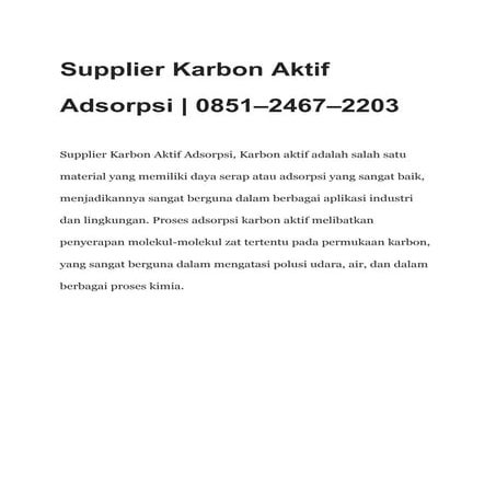 Supplier Karbon Aktif Adsorpsi _ 0851–2467–2203.pdf