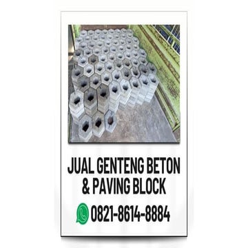 Supplier paving block k400 Lowokwaru | PDF