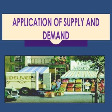 Supply-and-Demand-PPT IN APPLIED ECONOMICS | PPT