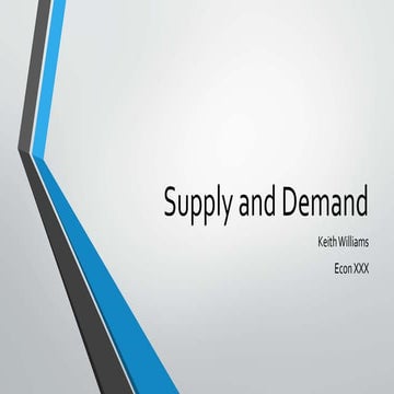 Supply and demand | PPT