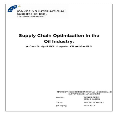 Enhancing Multi-Refinery Supply Chain Efficiency | PDF