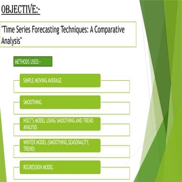 SUPPLY CHAIN ANALYTICS WINTER MODEL HOLT MODEL | PPT