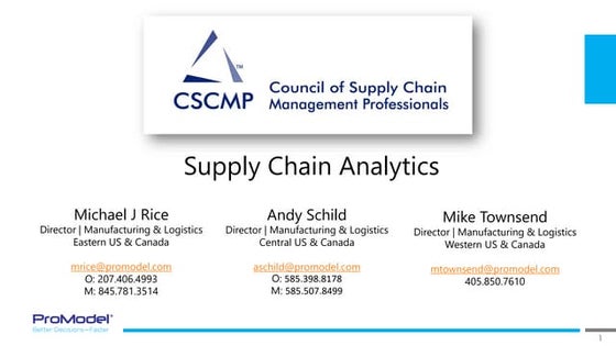 Building An Integrated Supply Chain Planning Platform | PPT
