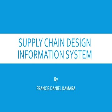 Supply chain design information system.pptx