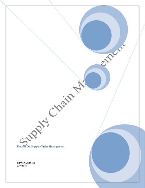 KFC Supply Chain Management | PPTX