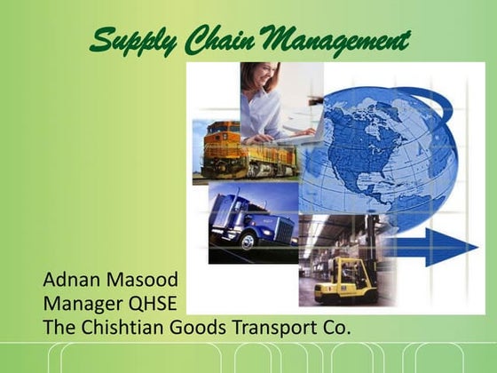 supply chain management | PPTX