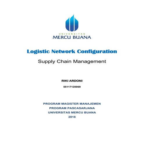 Supply Chain Management - Riki Ardoni | PDF | Free Download