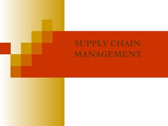 Supply chain network design | PPT