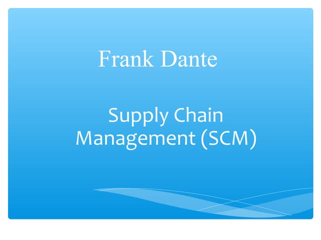 Supply chain network design | PPT
