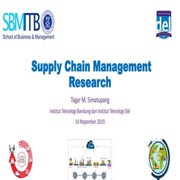 Supply Chain Management Research | PDF