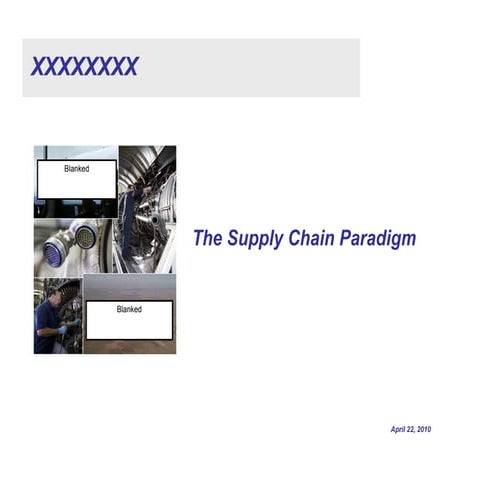 Supply Chain Paradigm | PPT