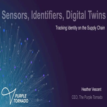 Sensors, Identifiers & Digital Twins: Tracking Identity on the Supply ...