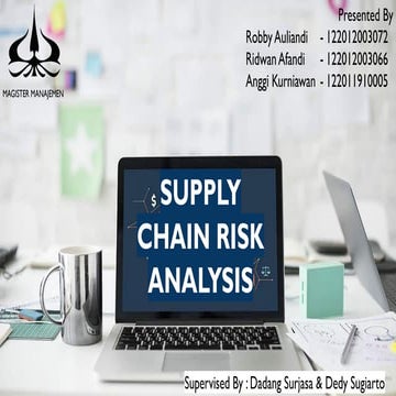 Supply Chain Risk Analysis (anyLogistix) | PDF