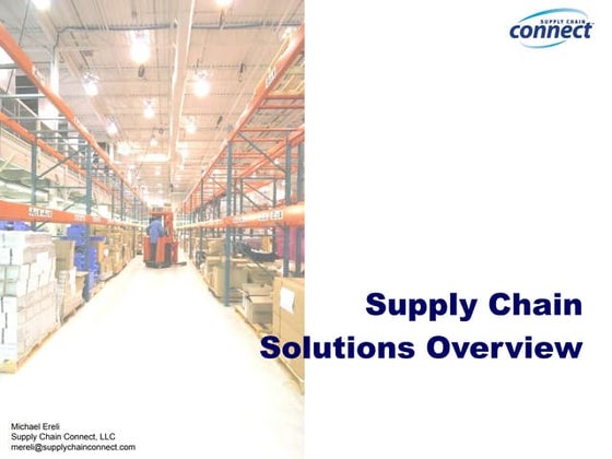 Supply Chain Connect presentations