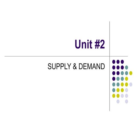 Supply & demand pe student notes | PPT