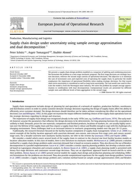 A New Network Flow Model for Determining the Assortment of Roll Types in Packaging Industry | PDF