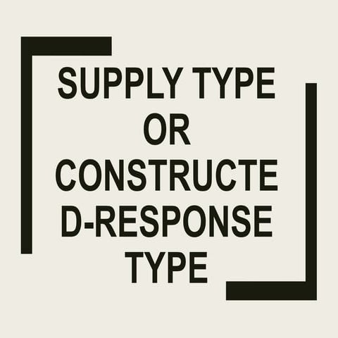 Completion Type Of Test Pptx Educational Assessment Education
