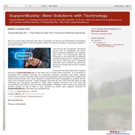 Support buddyinc-blogspot-in | PDF | IT and Internet Support | Internet