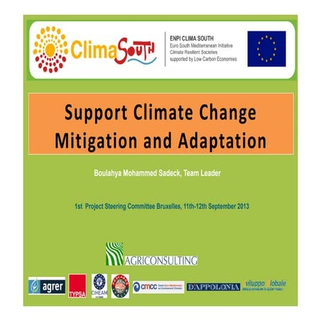 Support Climate Change Mitigation and Adaptation | PPT
