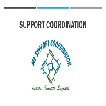 SUPPORT COORDINATION.pdf | Government Support and Welfare | Financial ...